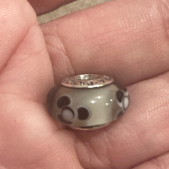 Pandora | Jewelry | Pandora Silver And Purple Small Charm | Poshmark